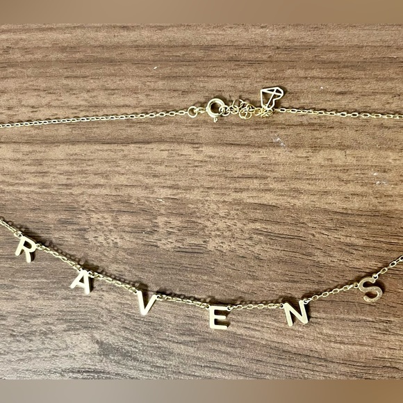 Jewelry | Baltimore Ravens Ravens Capital Letters Custom Letter ...